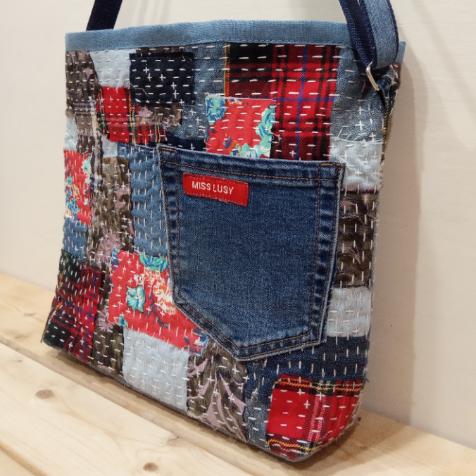 Quilted bag, patchwork bag, handmade bag, small handbag made | Inspire ...