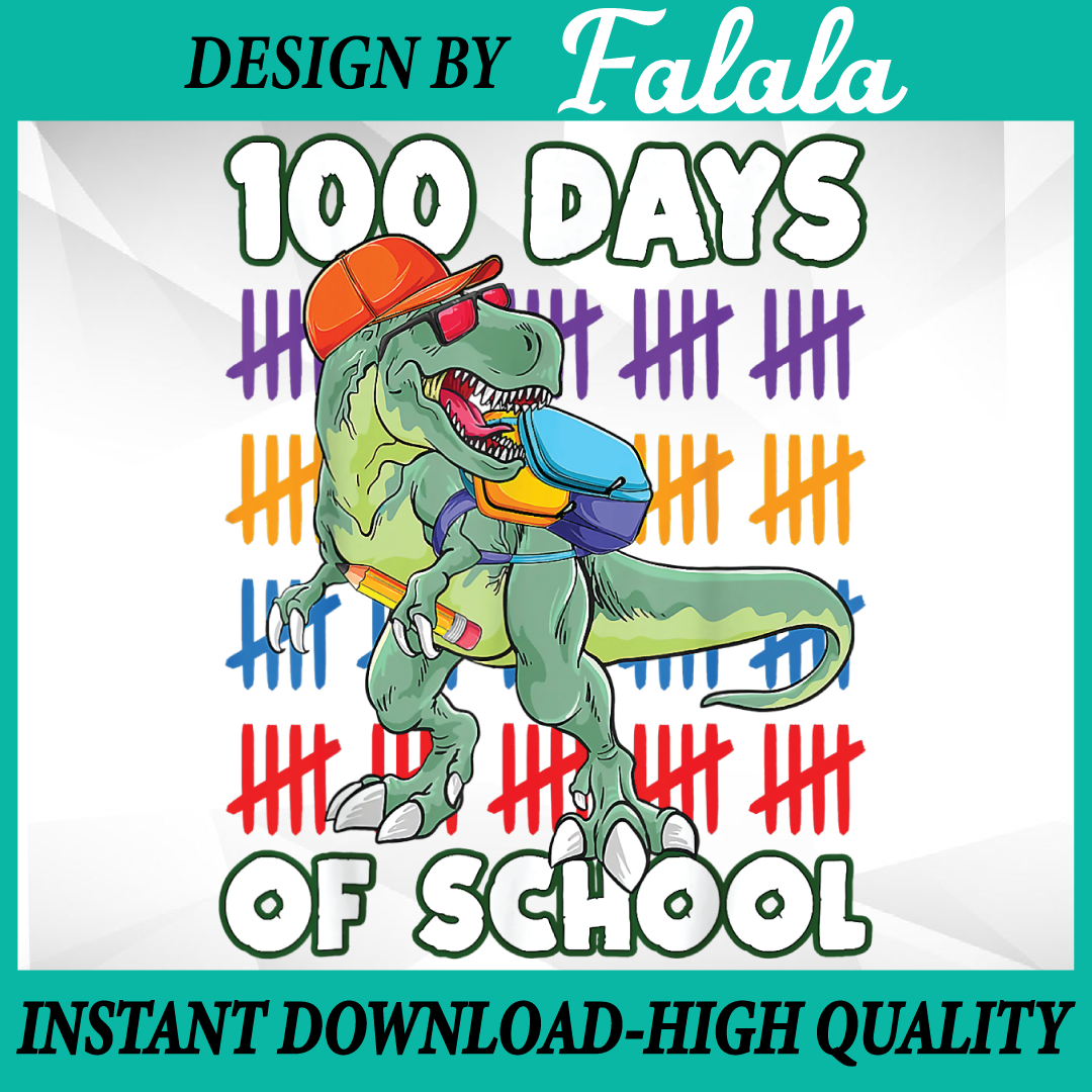 100 Days Of School Teacher Student Dinosaur Kid Toddler Boys | Inspire ...