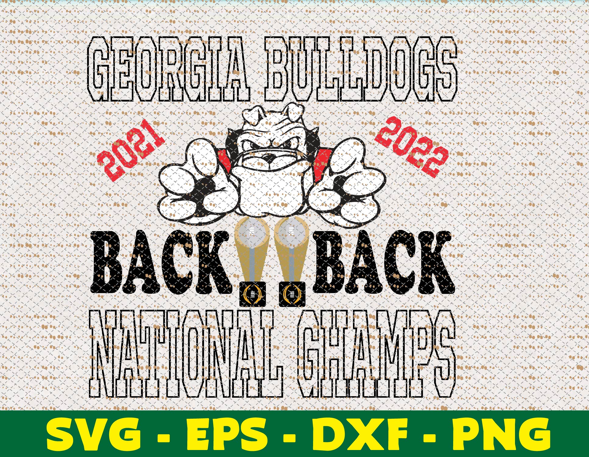 National Champs Back To Back svg,png,eps,dxf, Instant Downlo | Inspire ...