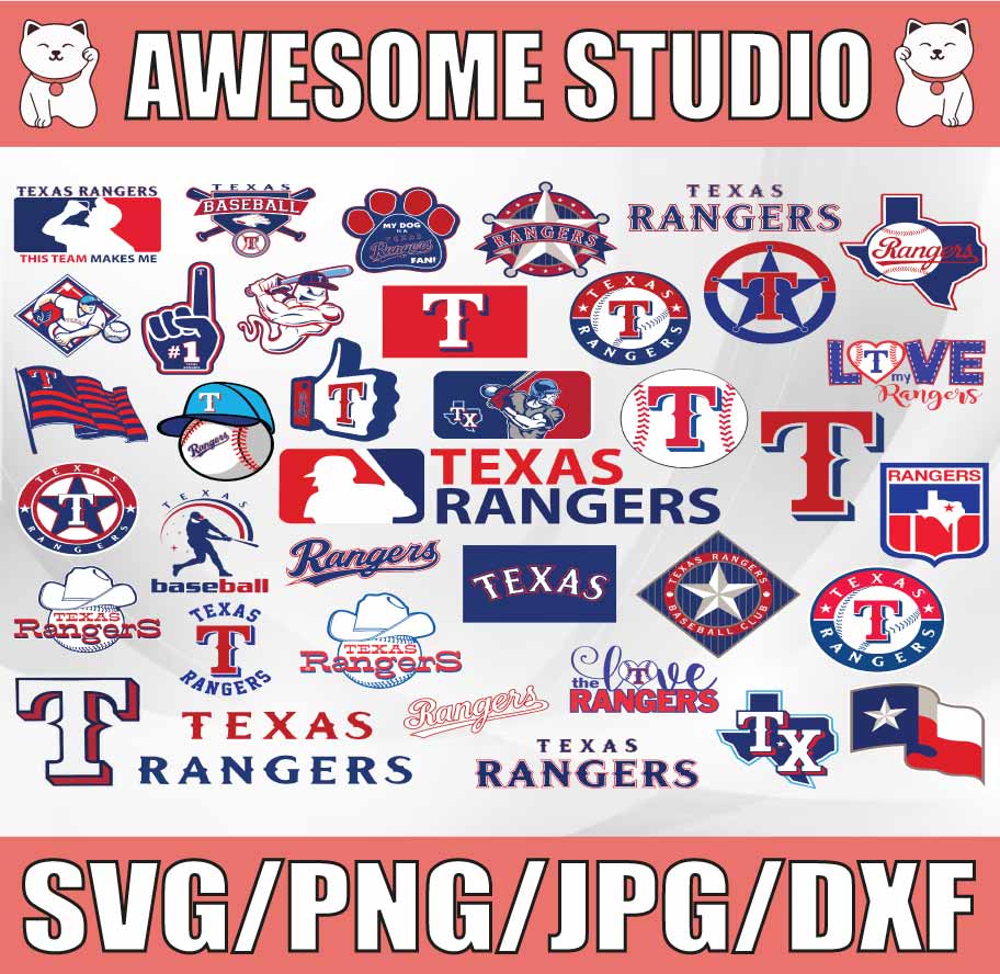 37 Files Texas Rangers Svg, Baseball Clipart, Cricut Texas s | Inspire ...