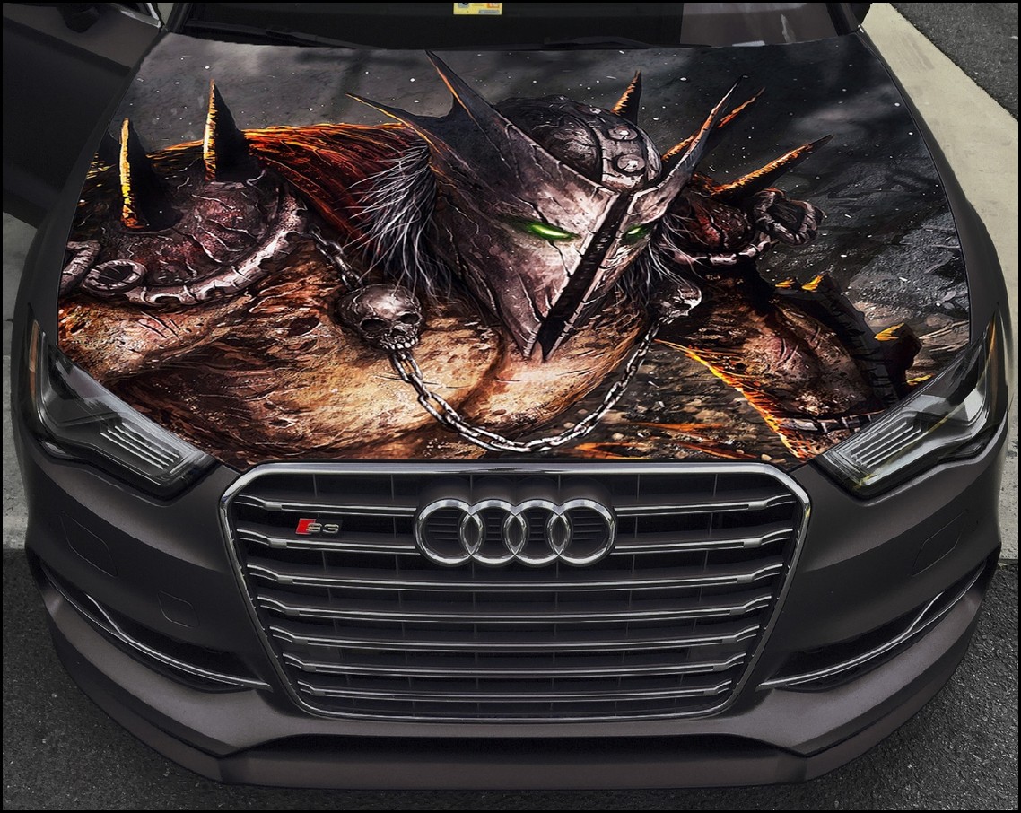 Vinyl Car Hood Wrap Full Color Graphics Decal Spawn Sticker - Inspire ...