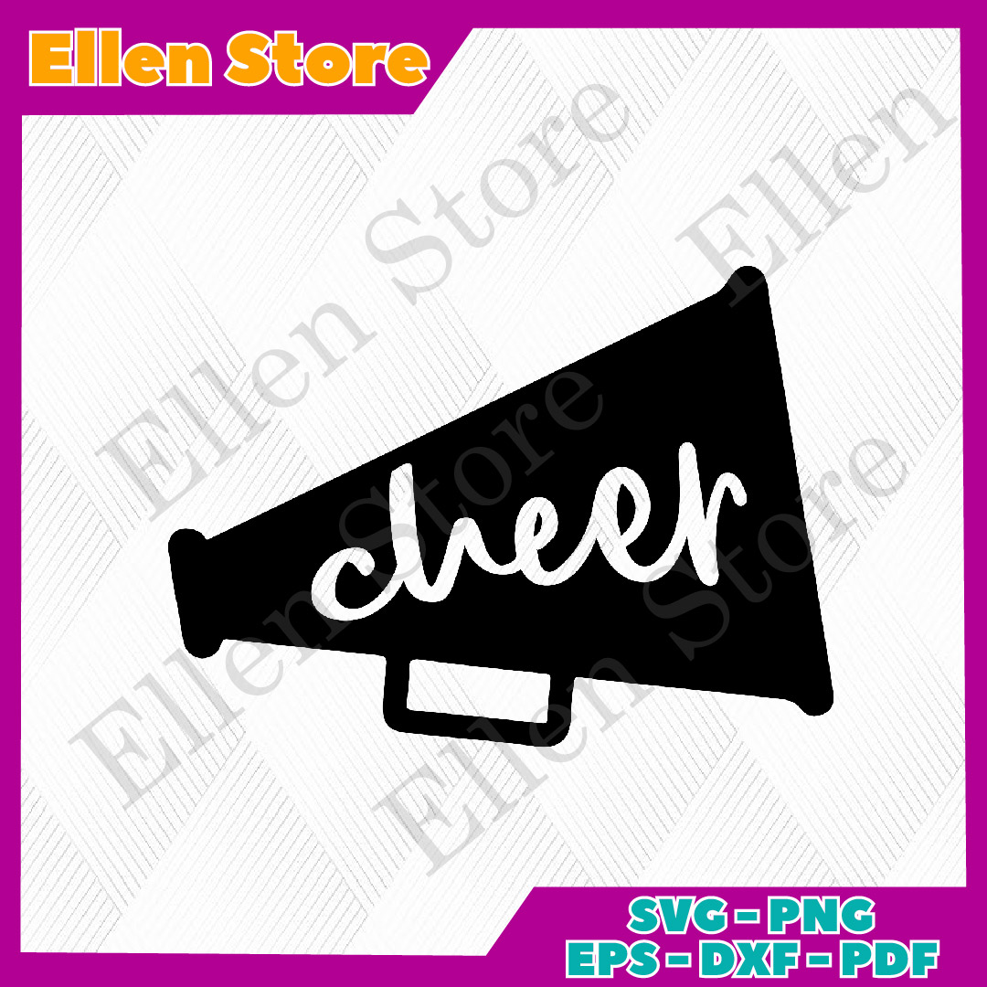 Megaphone svg free trending svg, cheer svg, cheerleader svg | Inspire ...