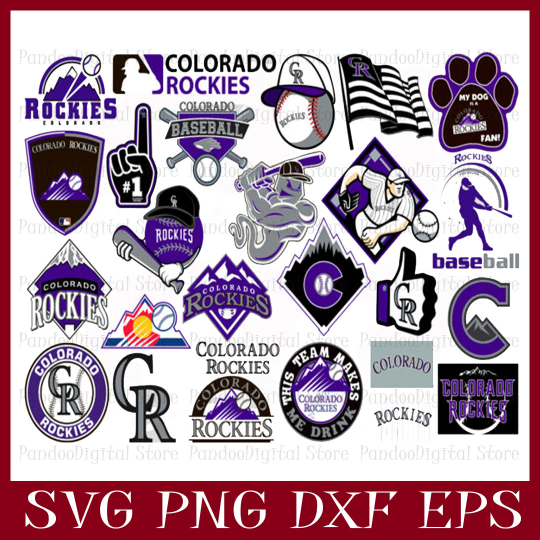 Colorado Rockies Logo svg, Colorado Rockies png, Cricut Colo | Inspire ...