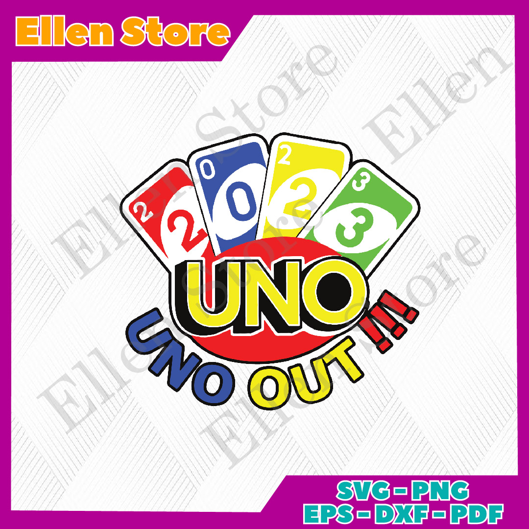 Uno Out Senior Graduation Best Design SVG for Cricut Sublima | Inspire ...