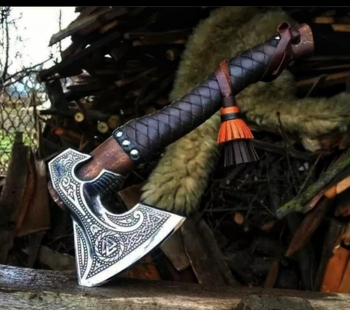 HS Handmade axe, hand forged axe, collector axe, Damascus ax | Inspire ...