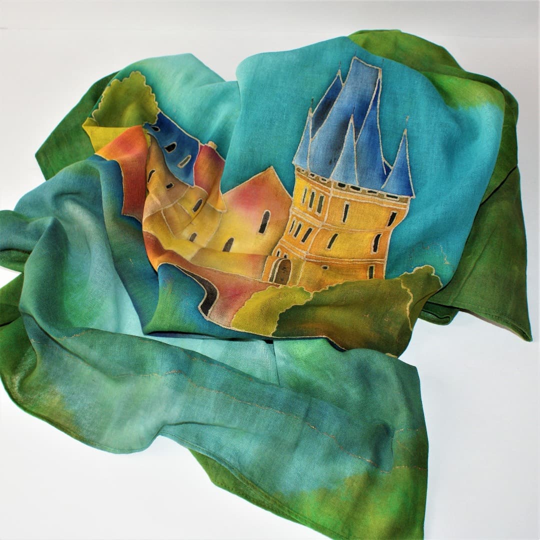 Hand Painted, Batik Cotton Scarves - Urban Style Cosmopolita | Inspire ...