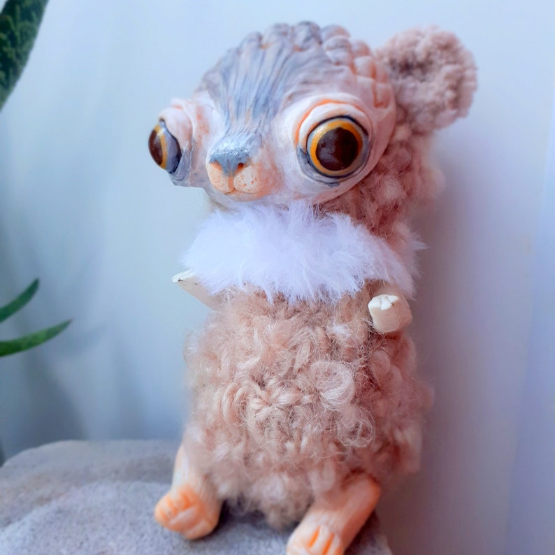 Beige bear Teddy toy handmade | Inspire Uplift