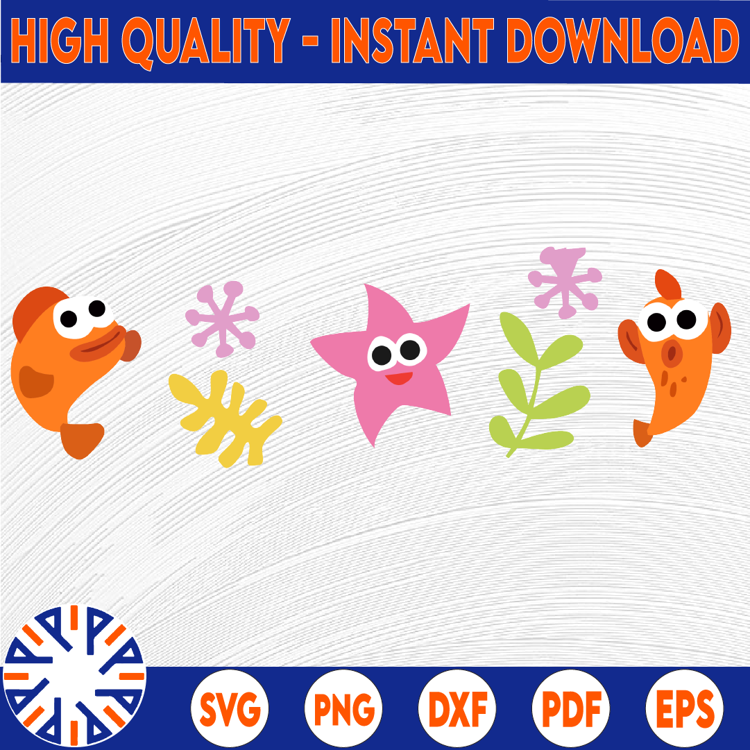 Friends of Baby Sharks SVG,Png,Shark's friends svg, Pink Fon | Inspire ...