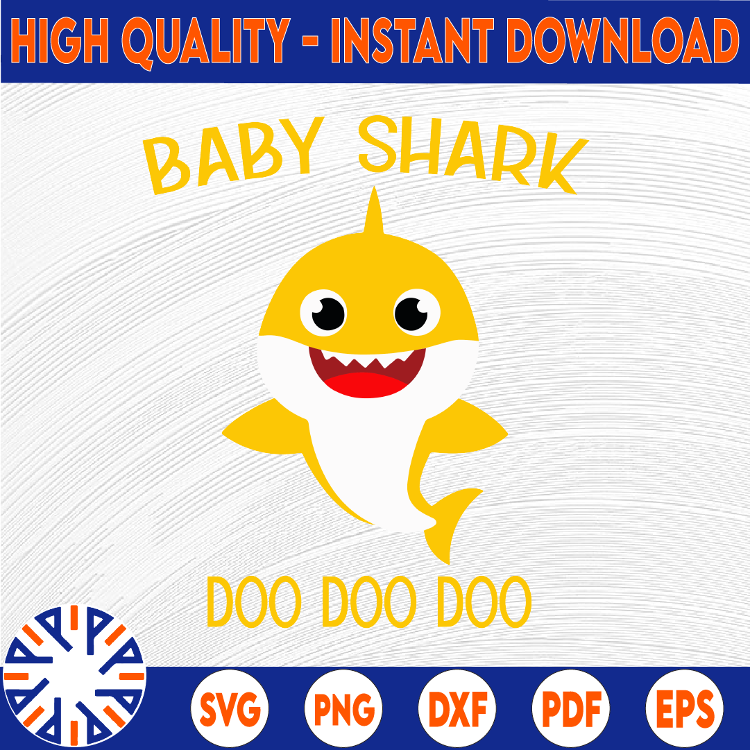 Baby Shark SVG, Cricut Cut files, Shark Family doo doo doo V | Inspire ...