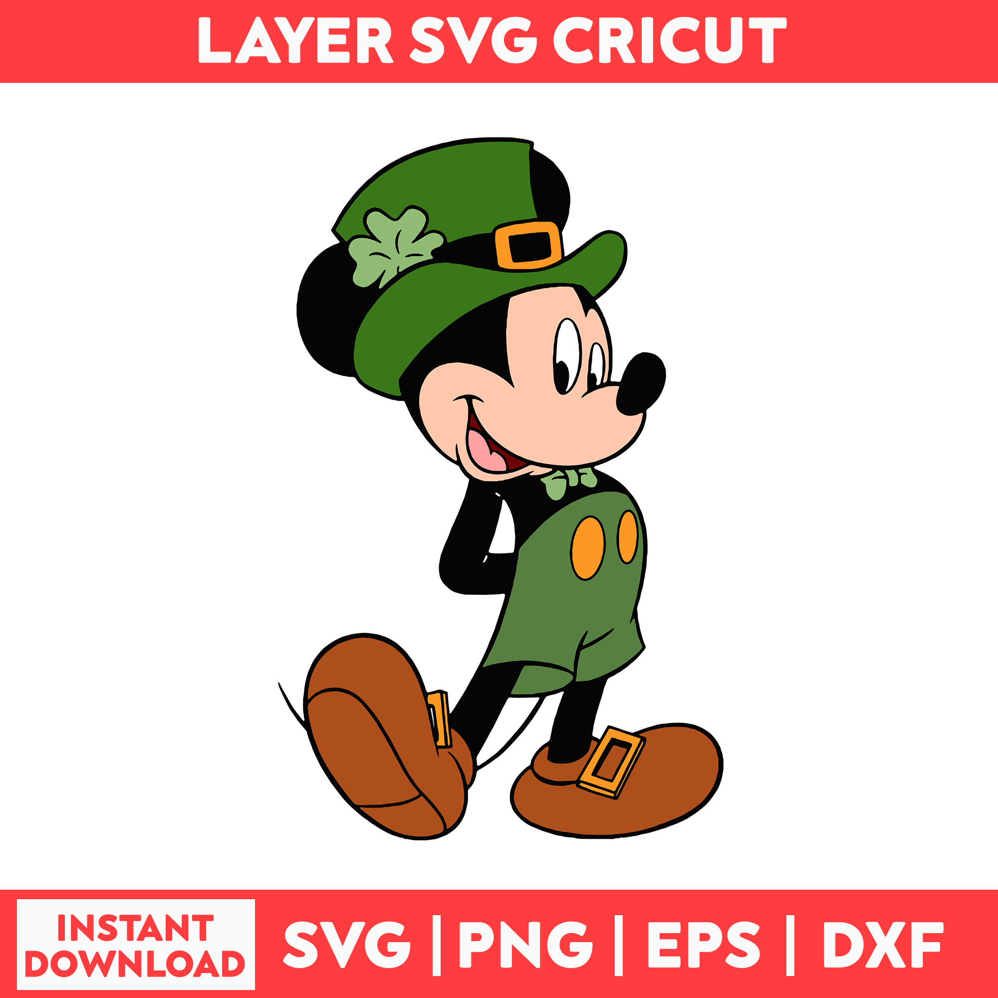 St Patrichs Day Disney Mickey Mouse Clip Art, Disney Family | Inspire ...