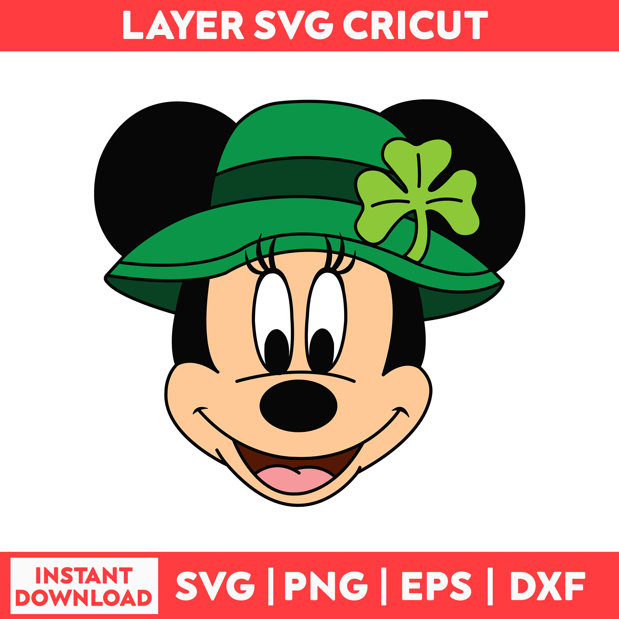 Buy St Patricks Disney Mickey Mouse Club Clip Art, Disney Fa | Inspire ...