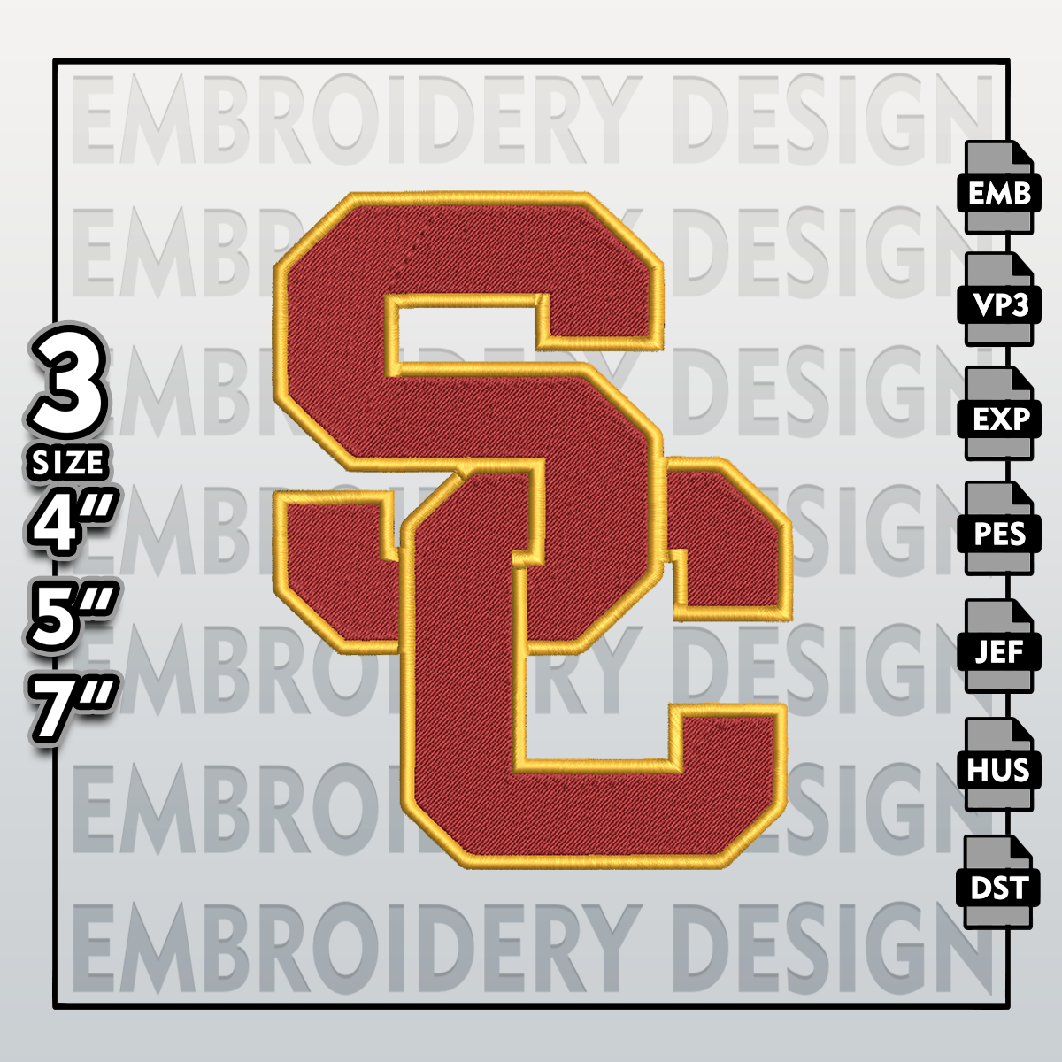 UCLA Bruins Embroidery Files, NCAA Logo Embroidery Designs, - Inspire ...