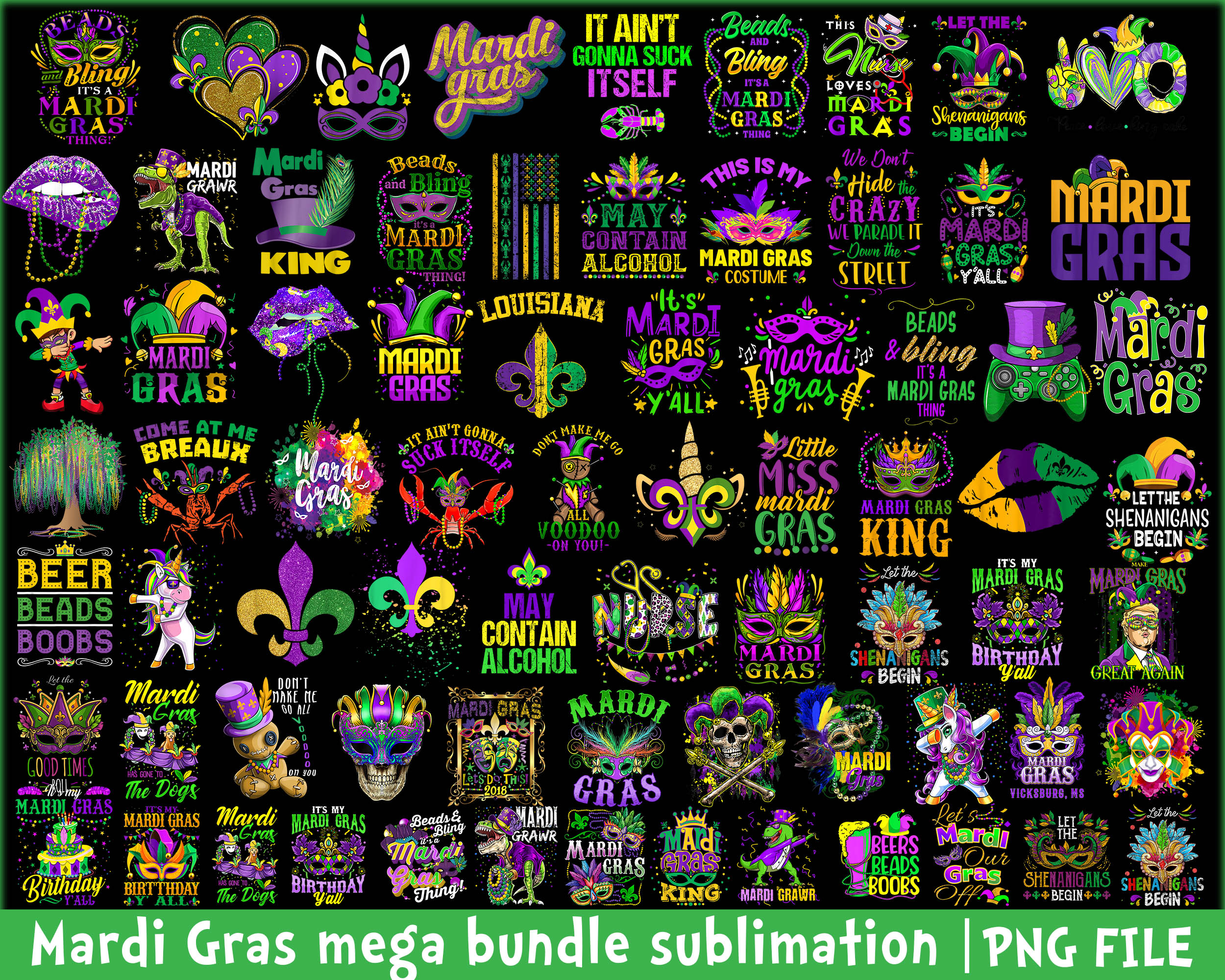 Mardi Gras SVG Bundle, Mardi Gras Clipart, Carnival mask sil | Inspire ...