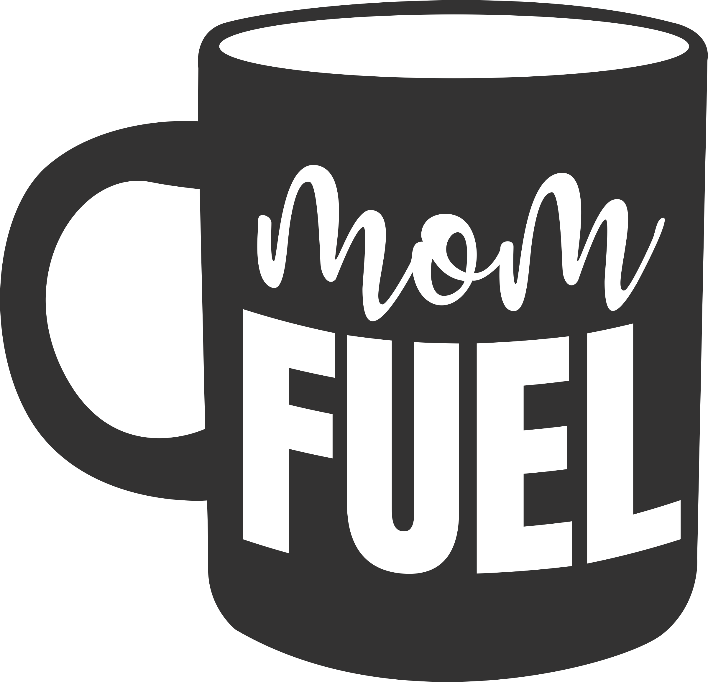 "Mom fuel" SVG, Mums day svg - Inspire Uplift