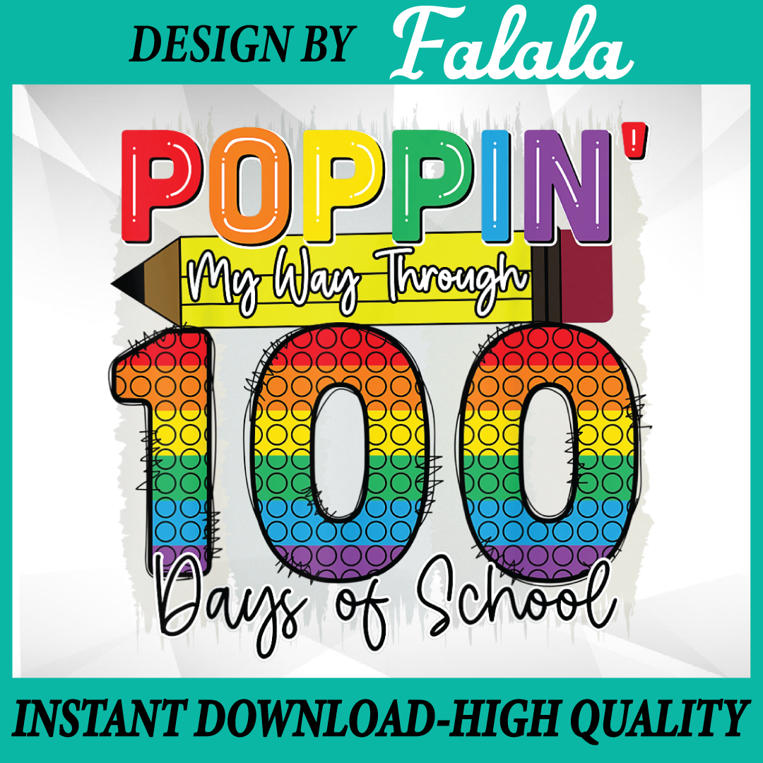 100 Days Of School 100th Day Of School Girl Boy Teacher Fun | Inspire ...