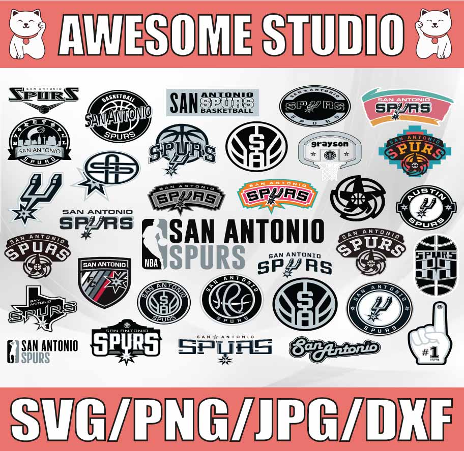 35 Files San Antonio Spurs SVG, NBA Basketball bundle svg,N | Inspire ...