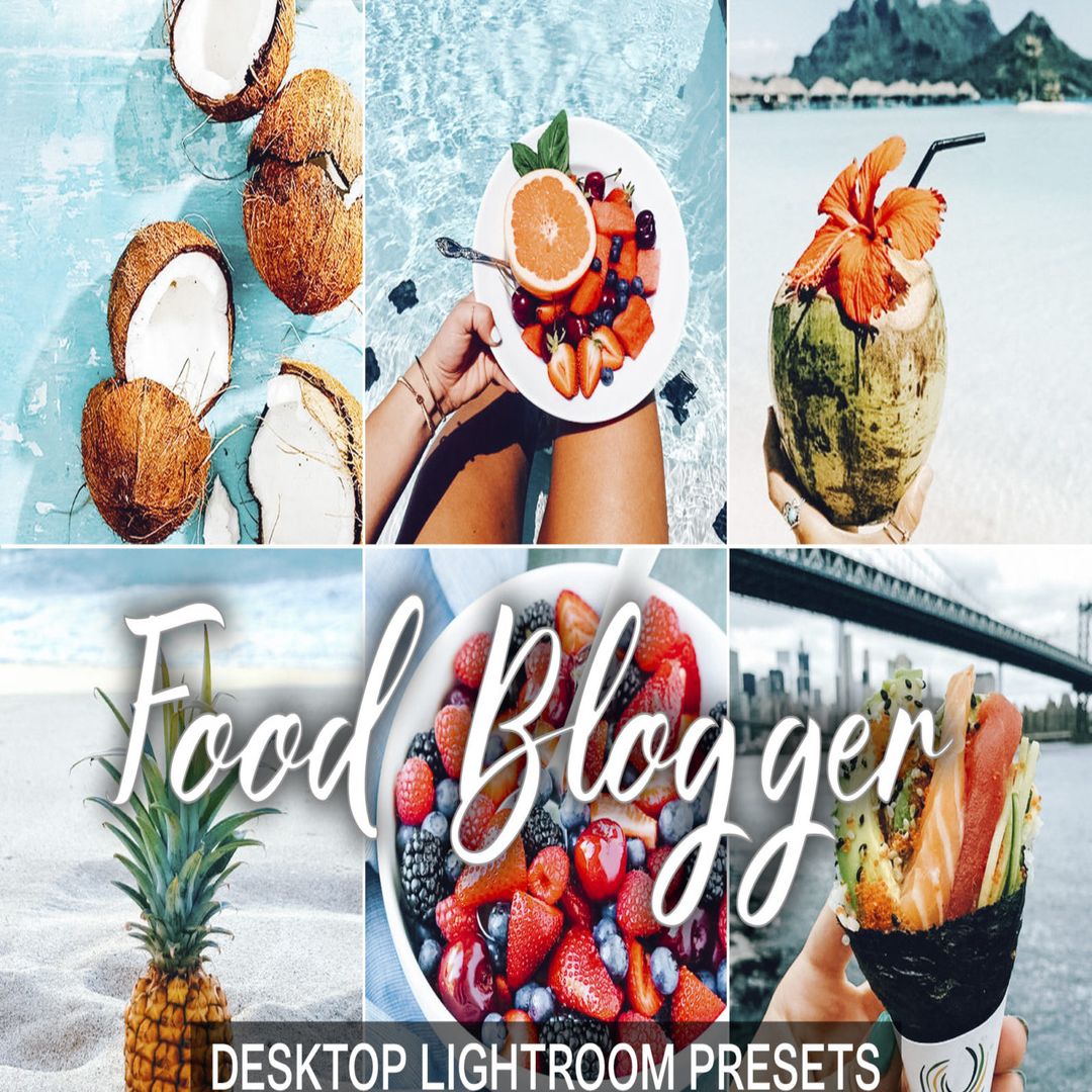 10 Mobile Presets FOOD BLOGGER | Inspire Uplift