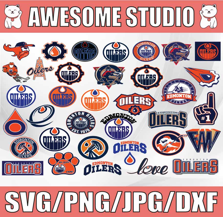 35 Files Edmonton Oilers Bundle SVG, Edmonton svg, Oilers sv | Inspire ...