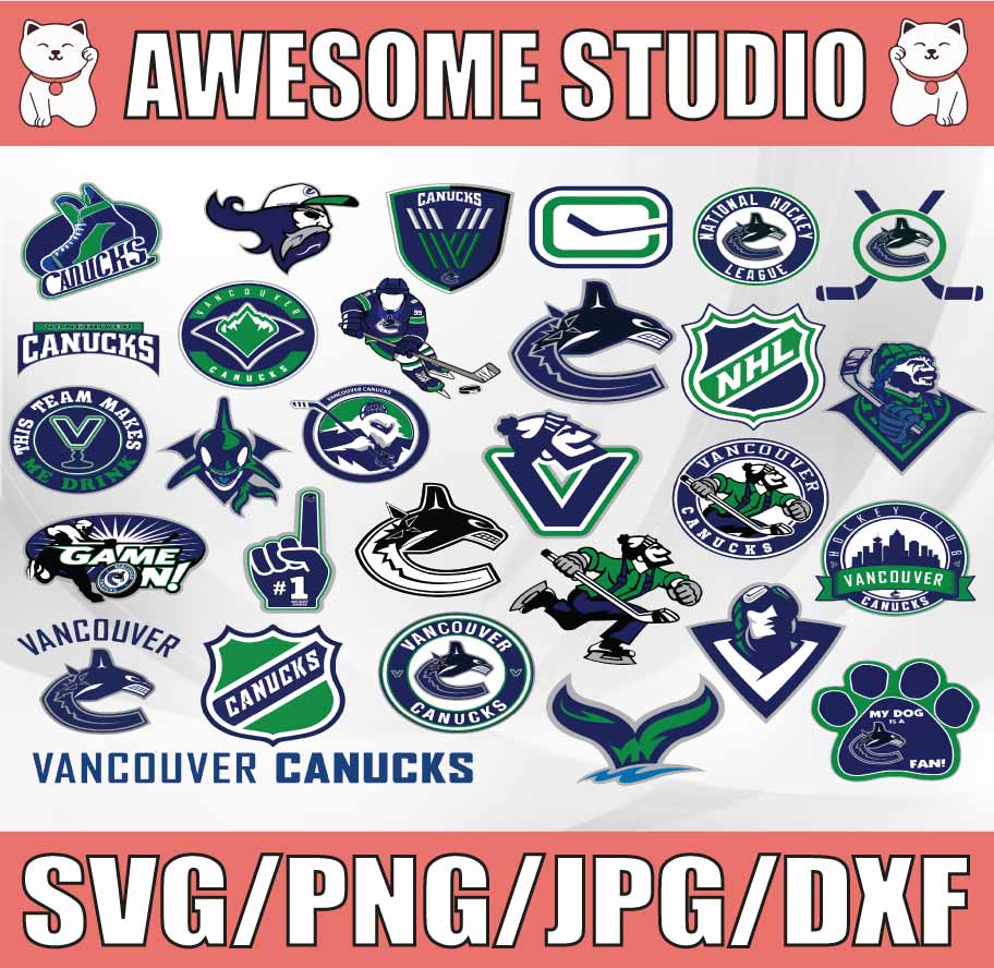 29 Files Vancouver Canucks Bundle SVG, Canucks Svg, NHL svg, | Inspire ...