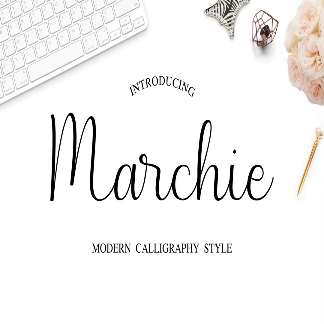 Marchie Trending Fonts - Digital Font | Inspire Uplift