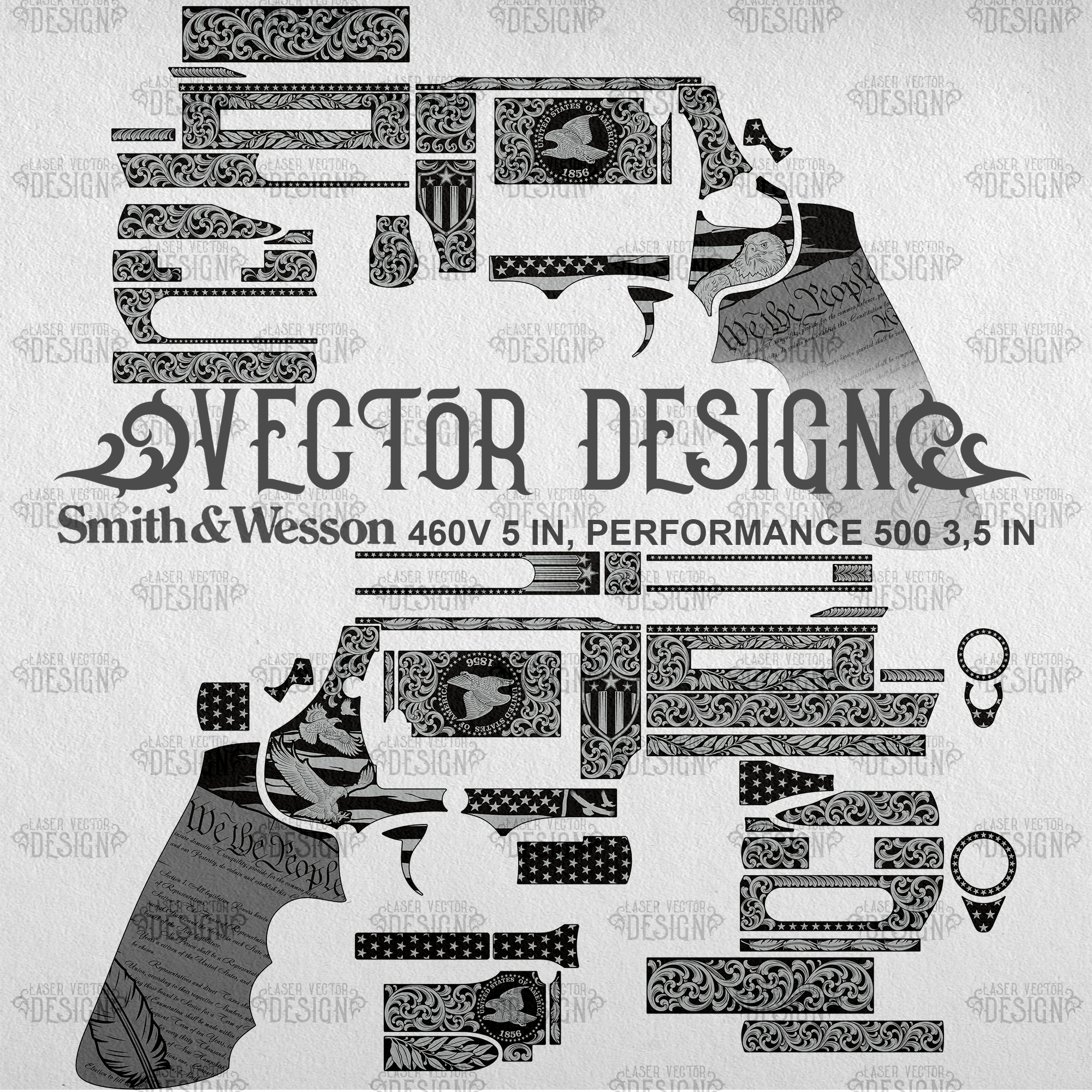 VECTOR DESIGN Smith & Wesson 460V 5 IN, PERFORMANCE 500 3,5 | Inspire ...