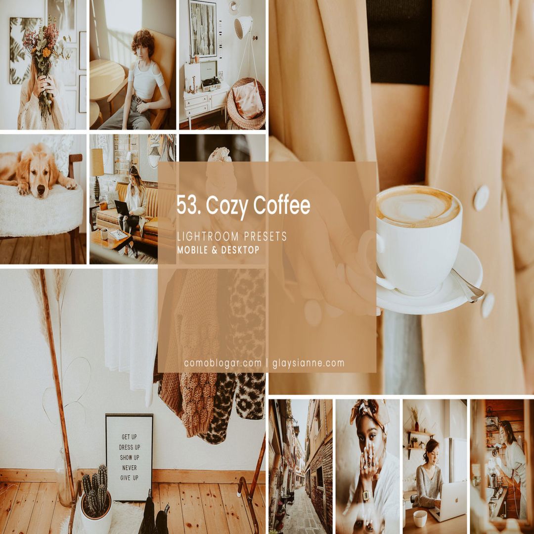 Cozy Coffee Mobile & Desktop Presets | Inspire Uplift