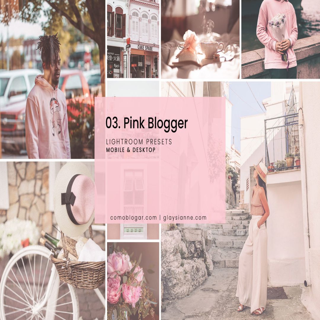 Pink Blogger – Presets Mobile & Desktop Presets - Inspire Uplift