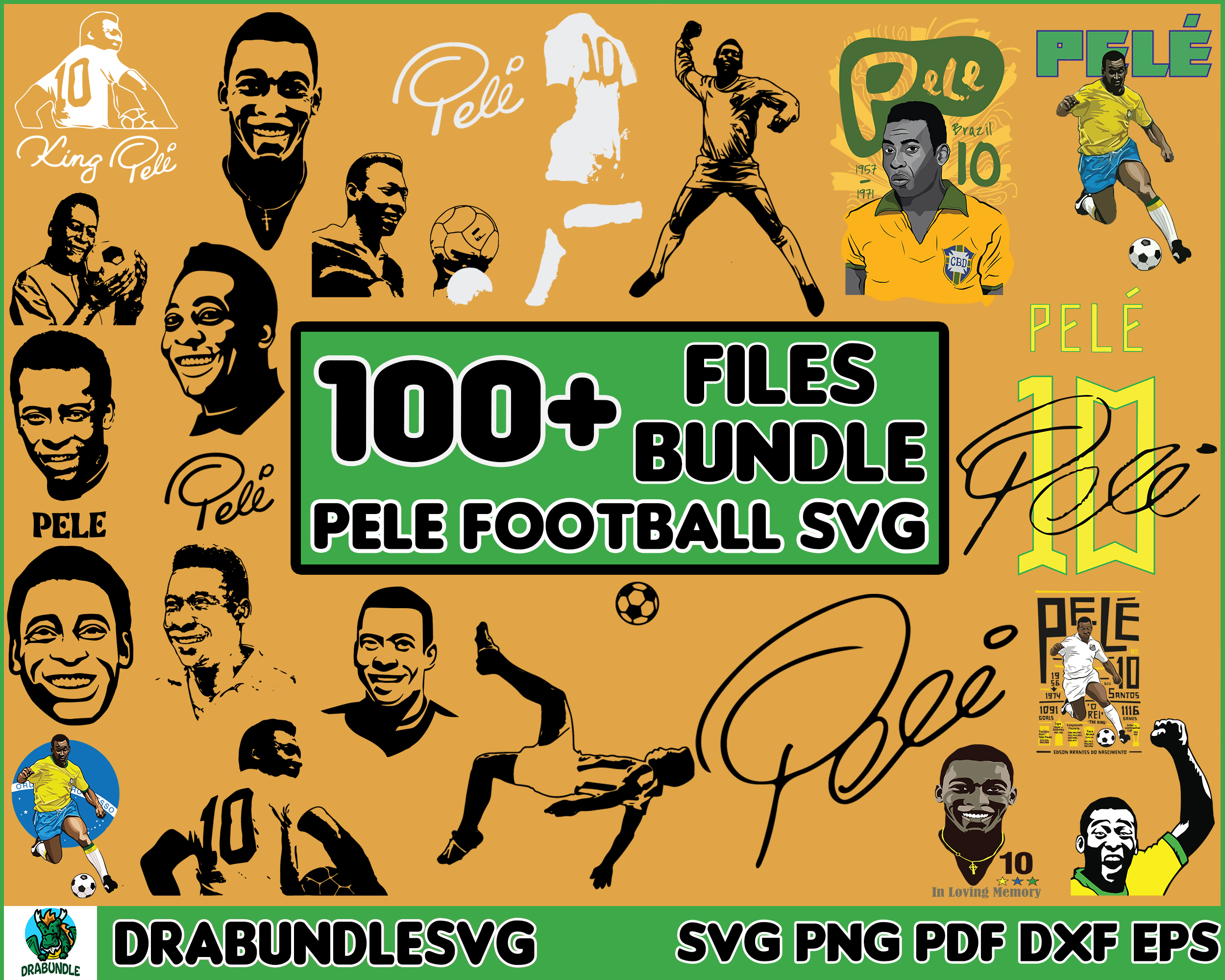 100 Pele Svg, Pele Png, Pele Football Fan Club Shirt Svg, Pe - Inspire ...
