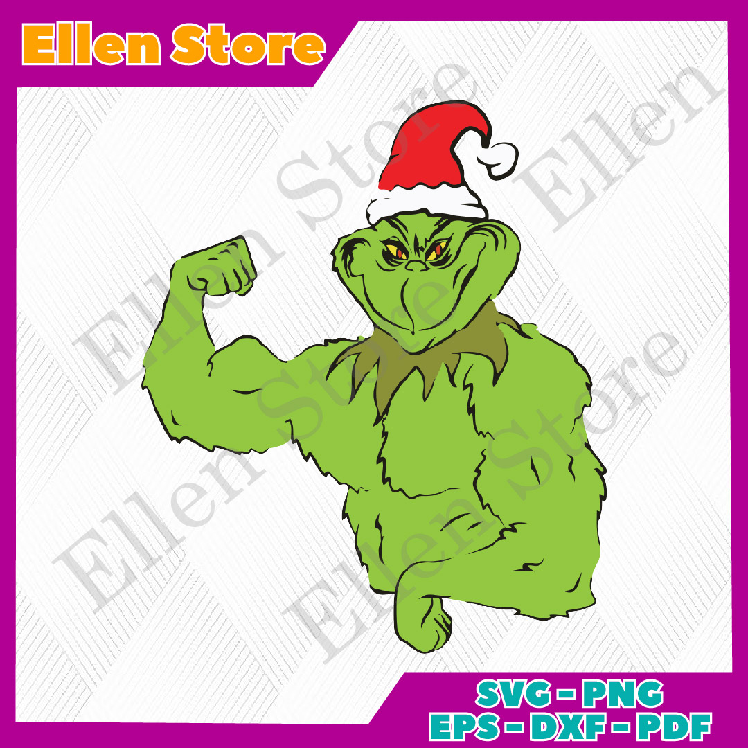 The Grinch Gym Christmas Svg, Dxf, Png Digital,svg cricut, c | Inspire ...