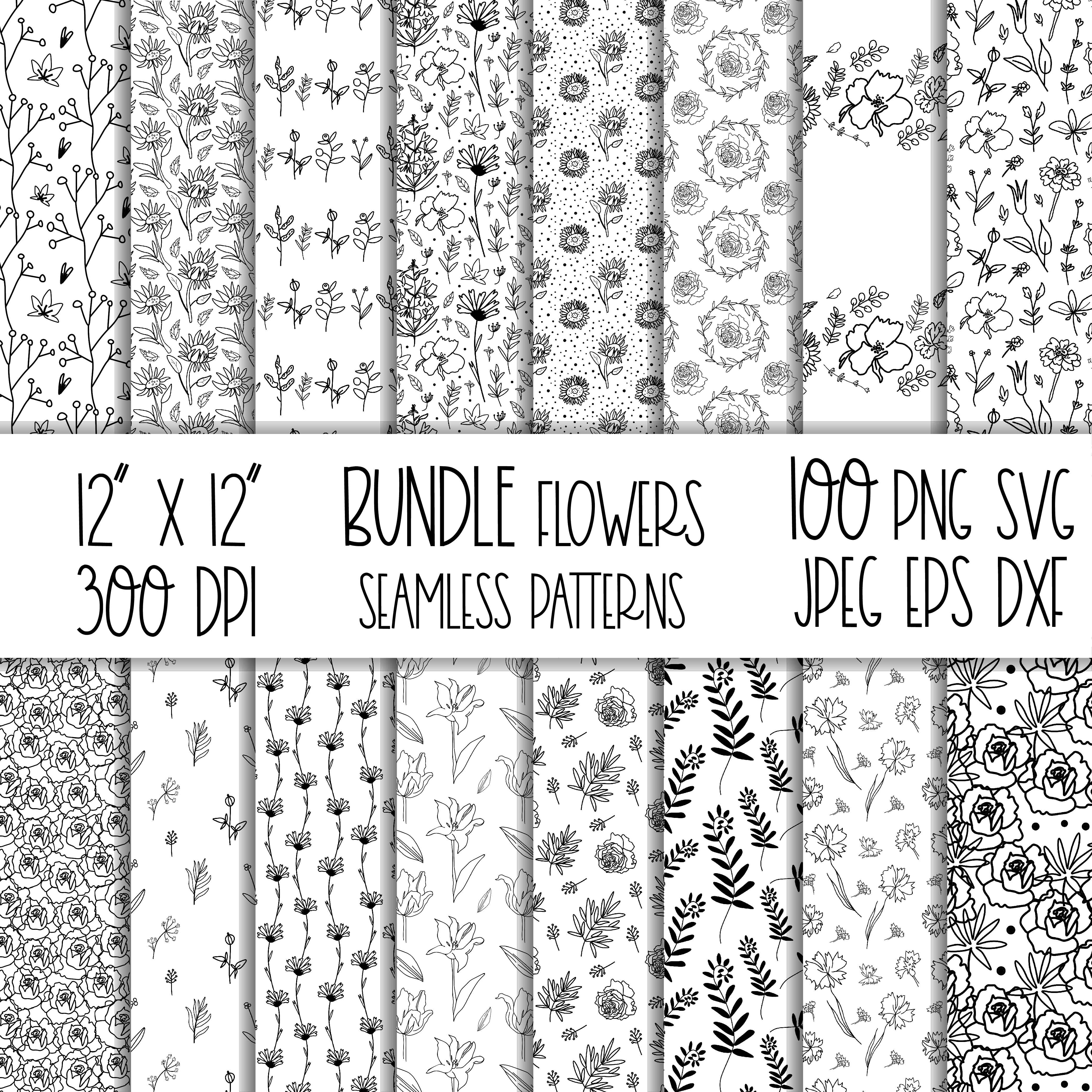 Digital Floral backdrop bundle. - Inspire Uplift