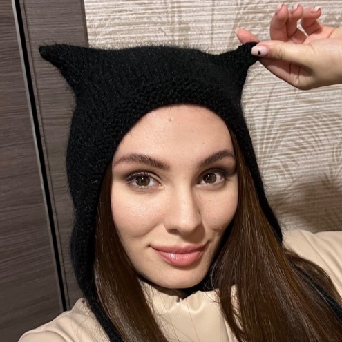 Hat with cat ears for girls, fashionable headdress for a st | Inspire ...