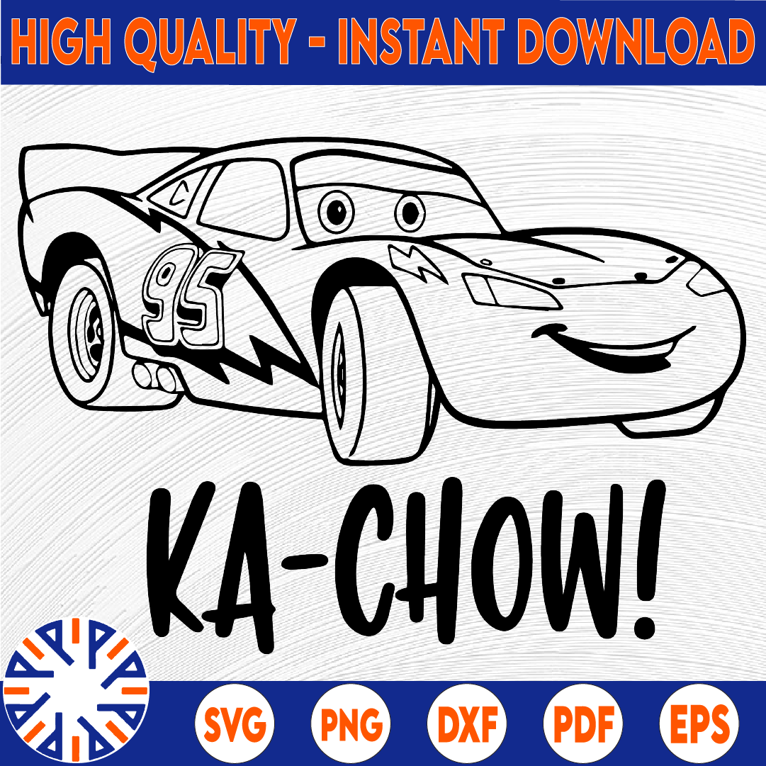 Ka Chow Cars Movie , Walt Disney Quotes SVG, DXF,PNG, Clipar | Inspire ...