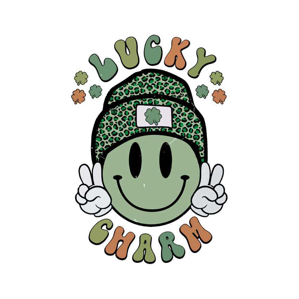 Lucky Charm Smiley Face SVG For Cricut Sublimation Files | Inspire Uplift