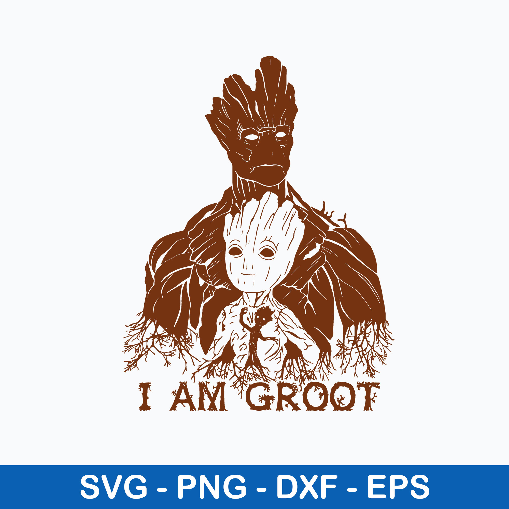 I Am Groot Svg, Baby Groot Svg, Avenger Svg, Png dxf Eps Fil - Inspire ...