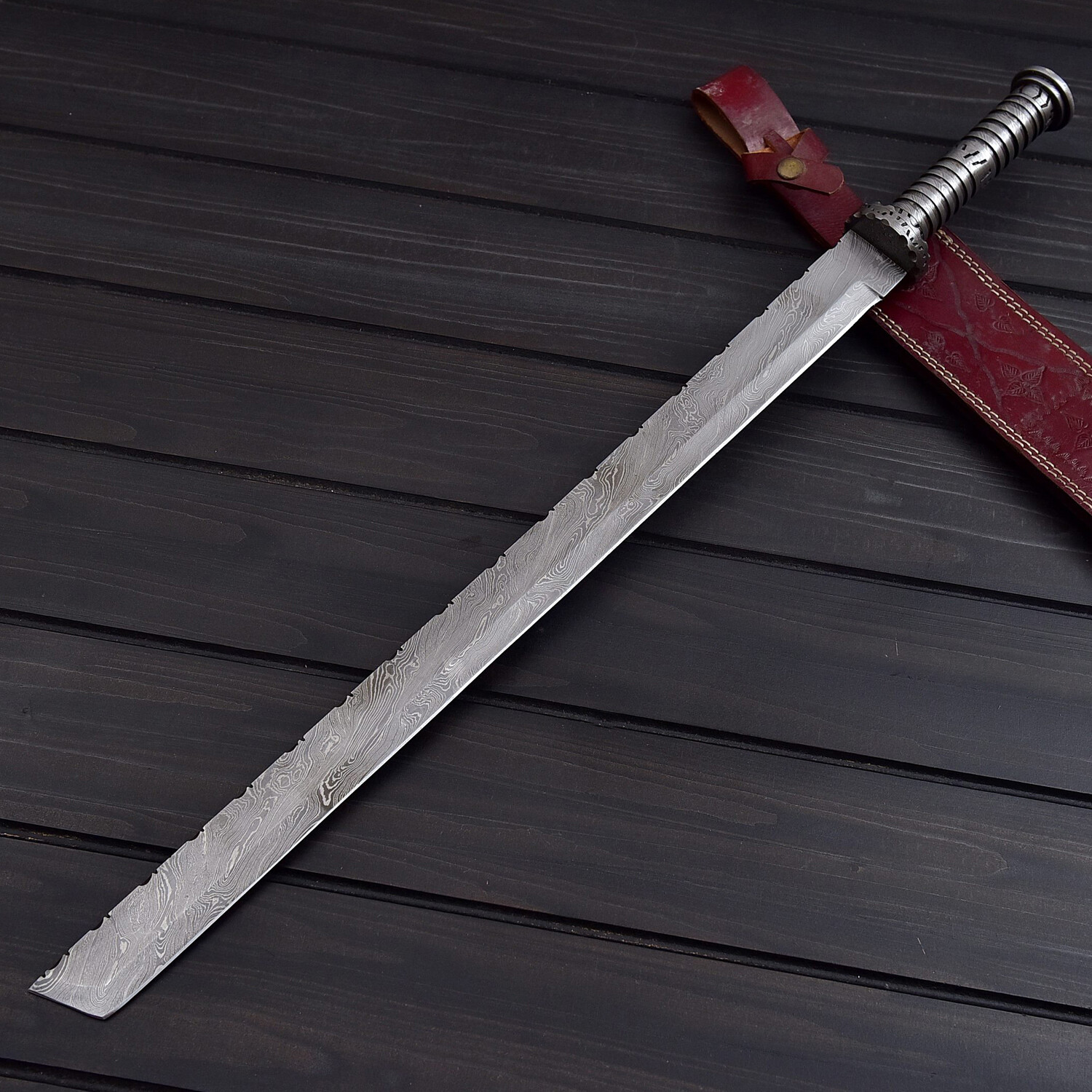 CUSTOM MADE SWORD, HANDMADE DAMASCSU STEEL SWORD, VIKING SWO - Inspire ...