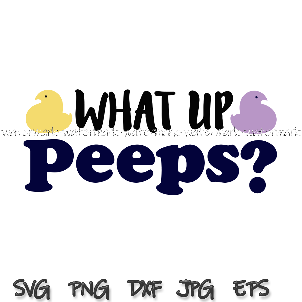 What Up Peeps svg, Easter Peeps svg, Easter Clip Art, Peeps | Inspire ...
