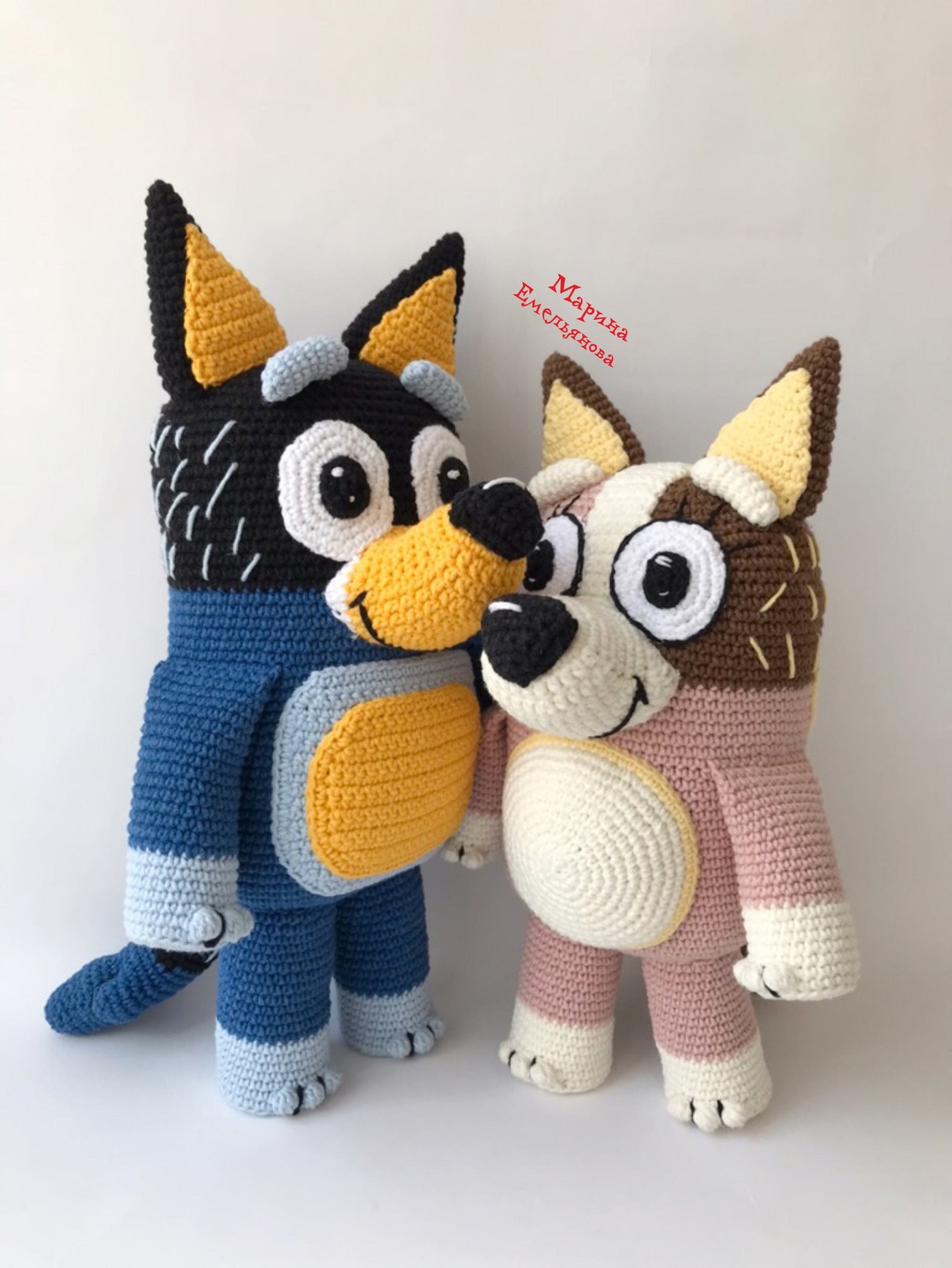 Digital Download - PDF. Crochet pattern Blue Heeler DAD and - Inspire ...