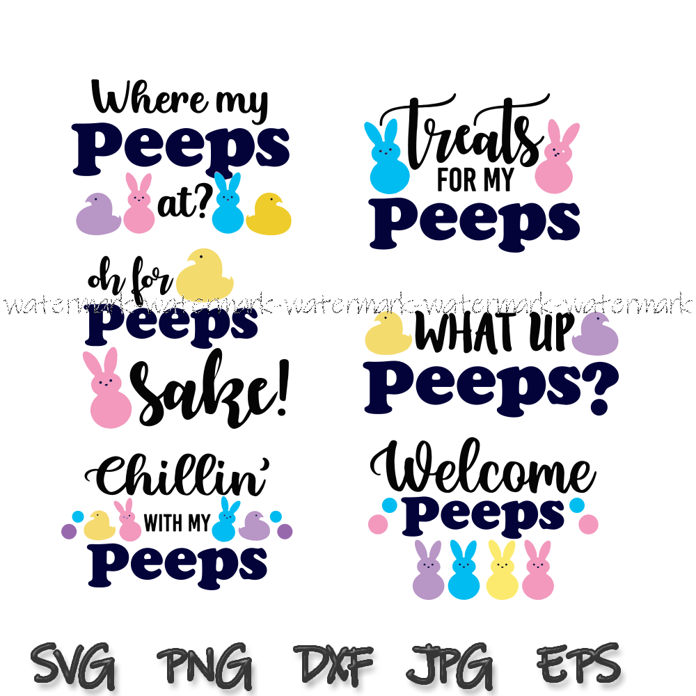 peeps svg - Inspire Uplift