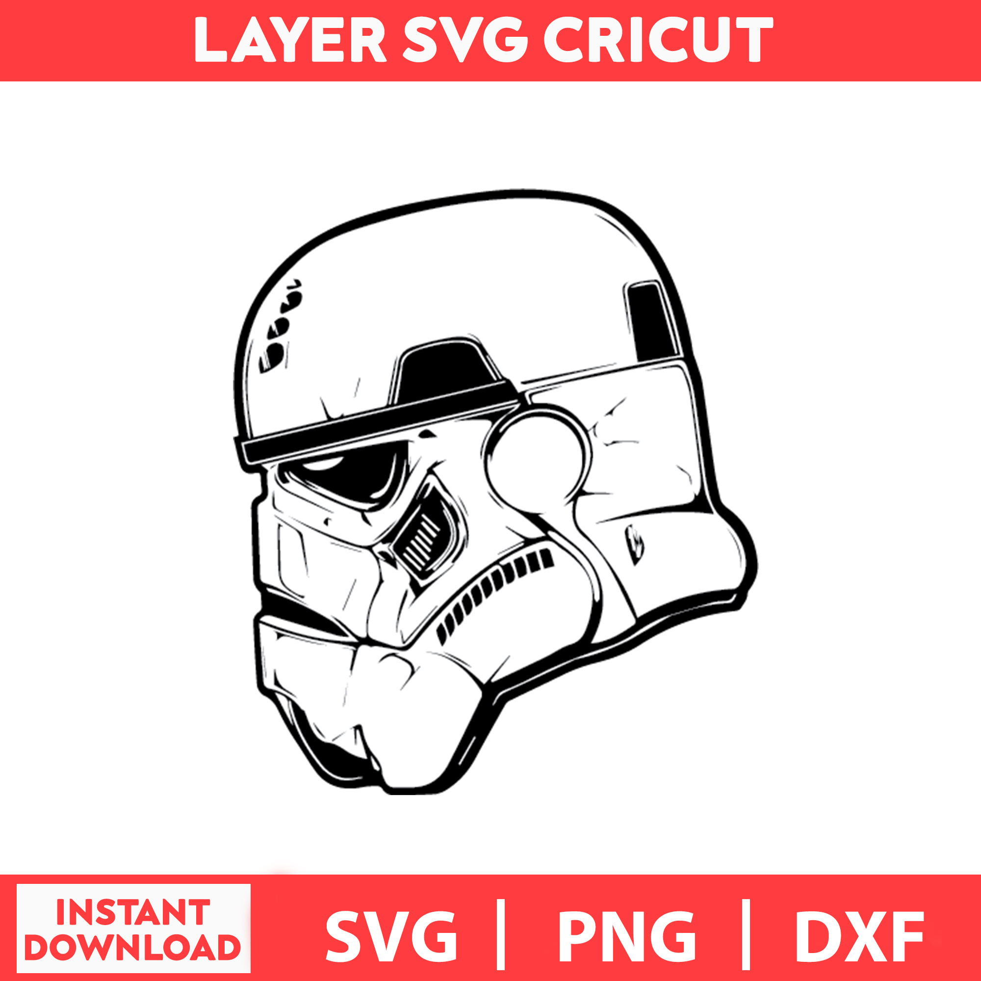 Stormtrooper Star Wars Charecters Svg, Mandalorian Svg, Dart | Inspire ...