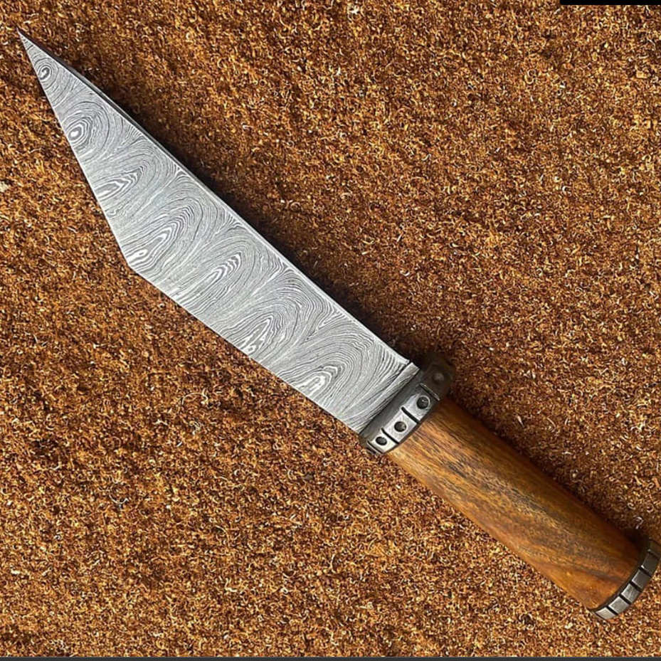 Medieval Viking Damascus Knife, Damascus Hunting Knife, Viki | Inspire ...