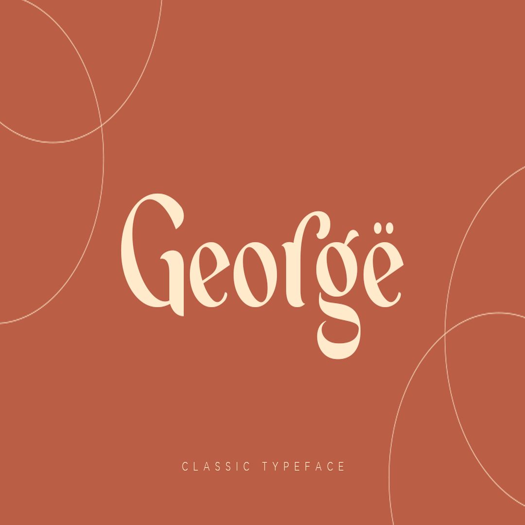 George – Classic Typeface Trending Fonts - Digital Font | Inspire Uplift