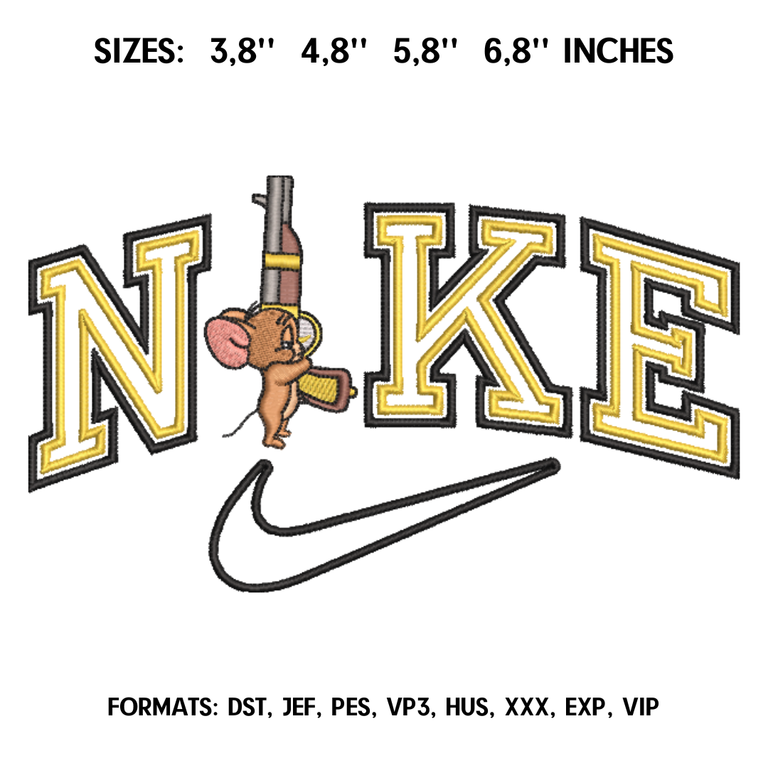 Mouse Jerry Embroidery Design File/ Tom and Jerry Anime Emb | Inspire ...