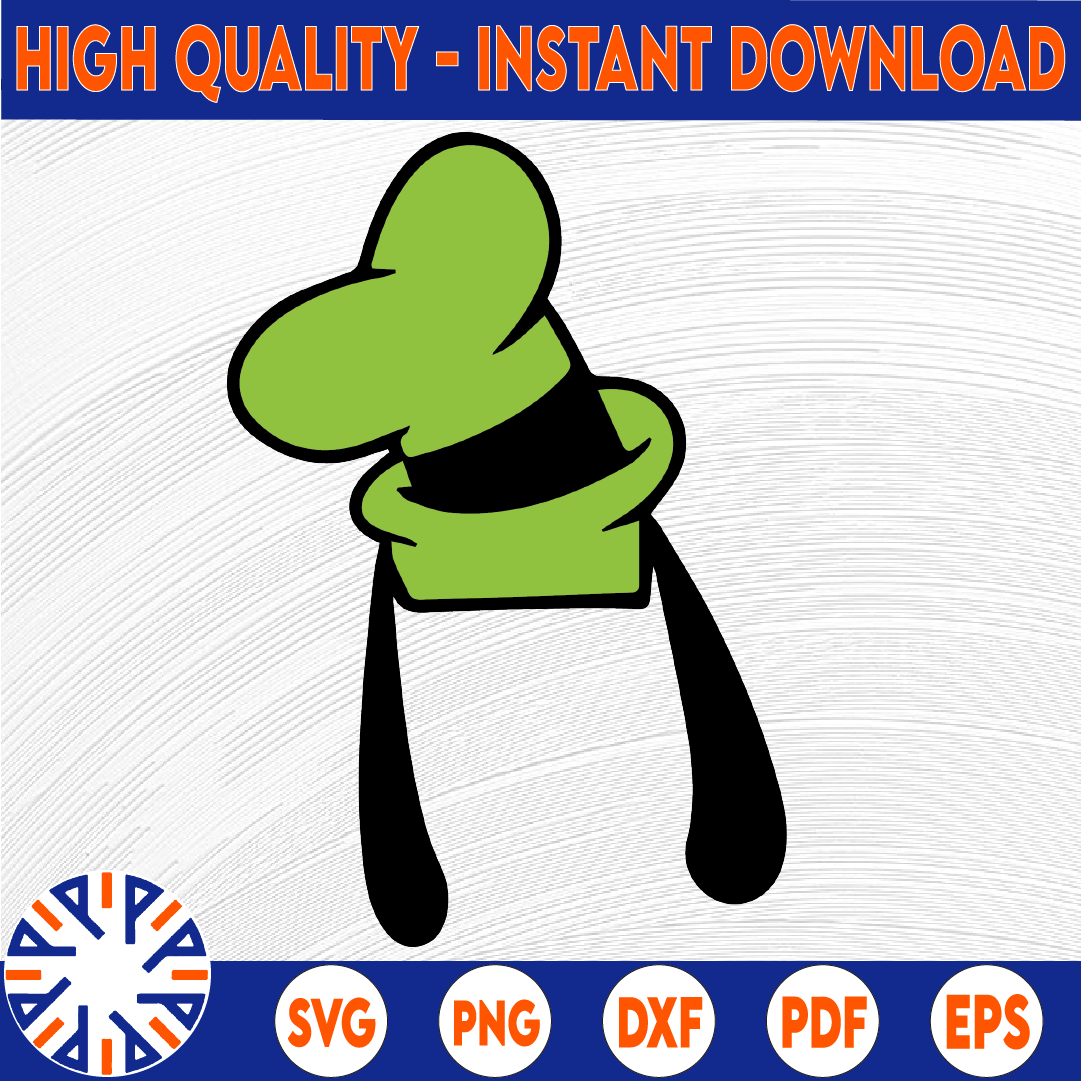 Goofy head svg, dxf, png, Disney svg, dxf, png, cricut, imag | Inspire ...