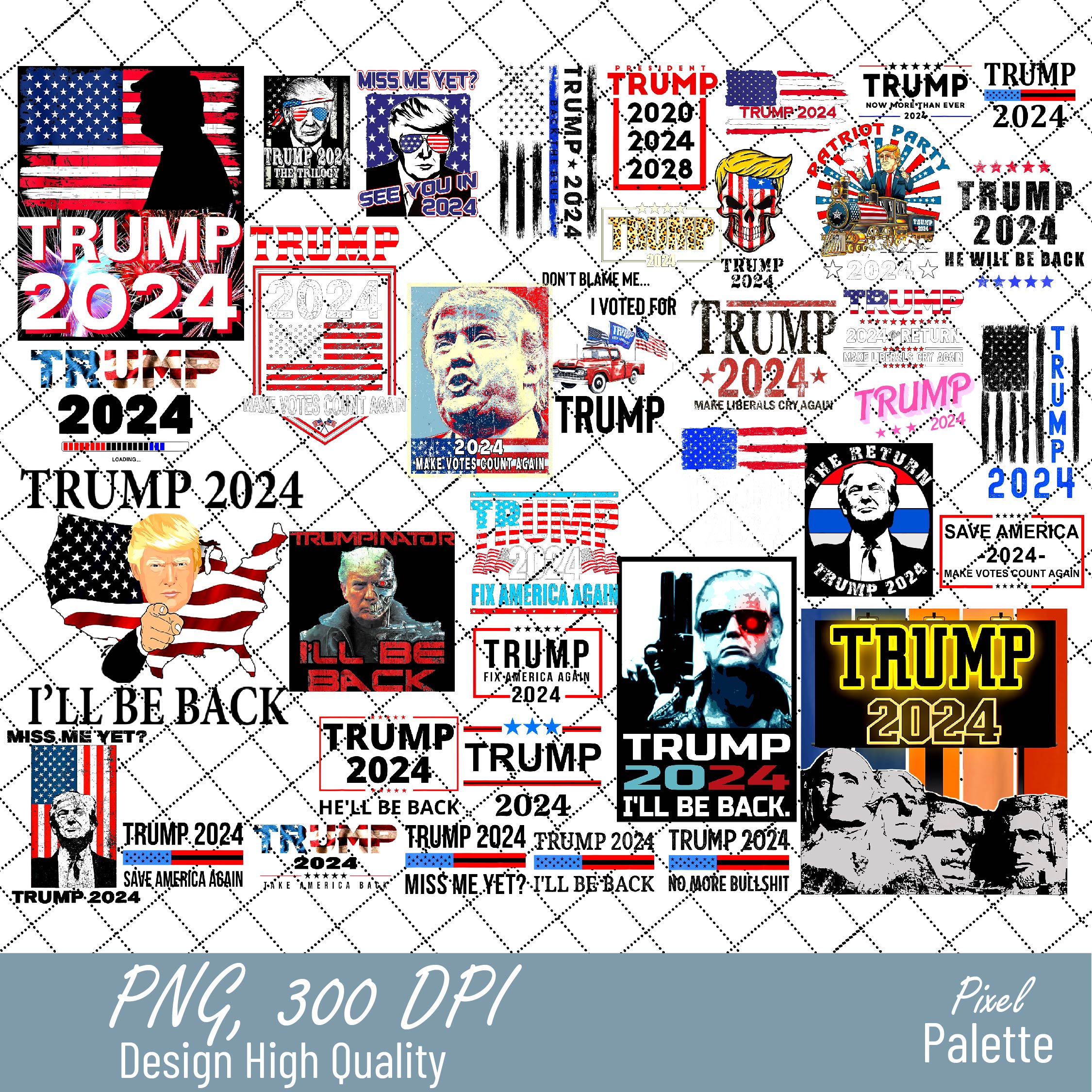 Trump Bae Bundle Png, Instant Download Png, Sublimation Desi | Inspire ...