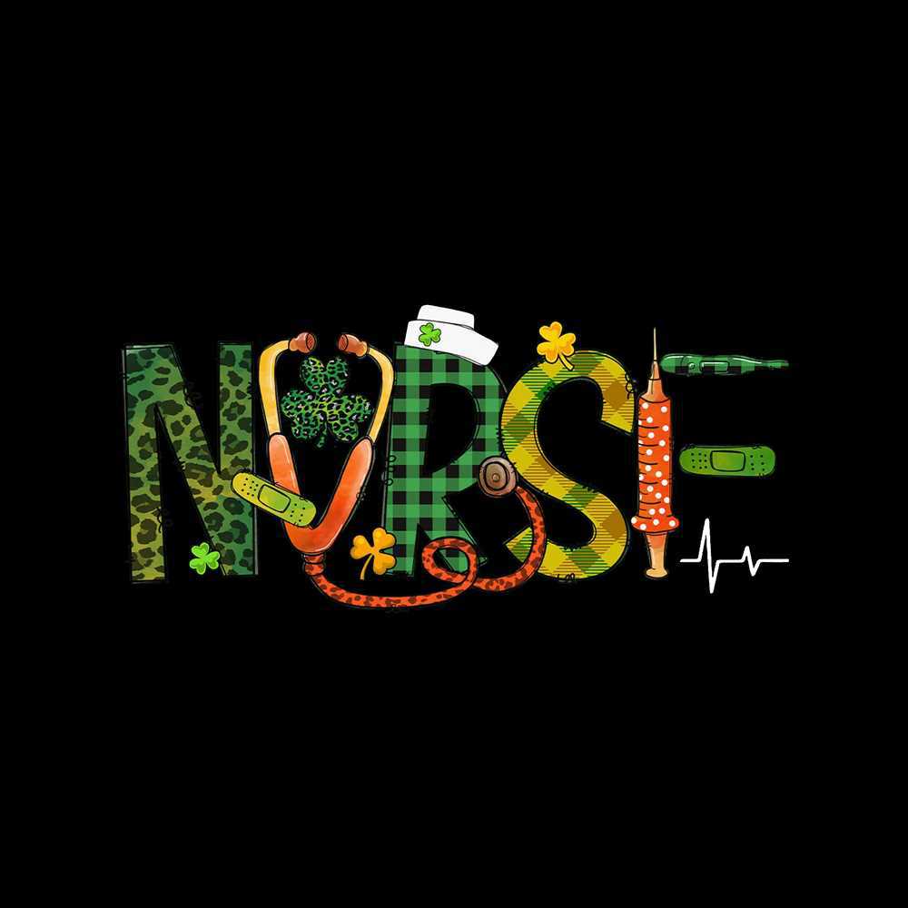 St Patrick's Day Nurse Irish Nurse SVG Graphic Designs Files | Inspire ...