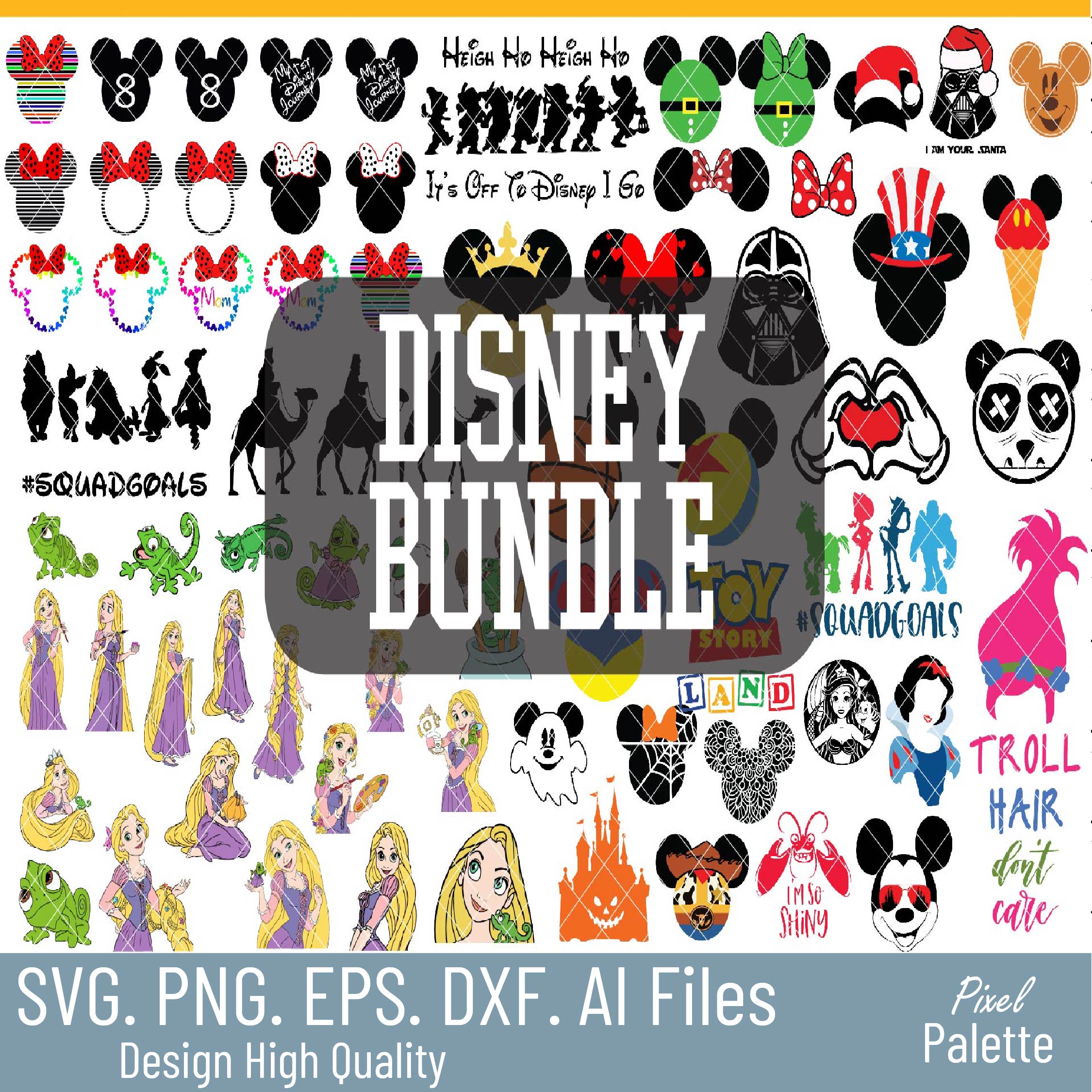 Mega Bundle Svg, Disney Svg Bundle, Disney Designs, Disney S | Inspire ...