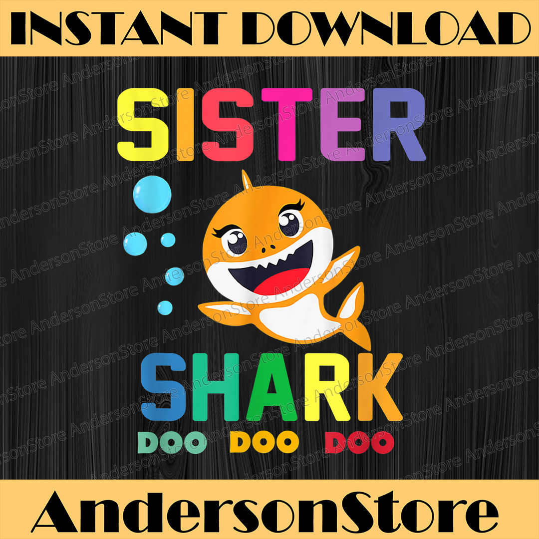 Sister Shark Sister Shark Lover Family Mother's Day Happy Mo | Inspire ...