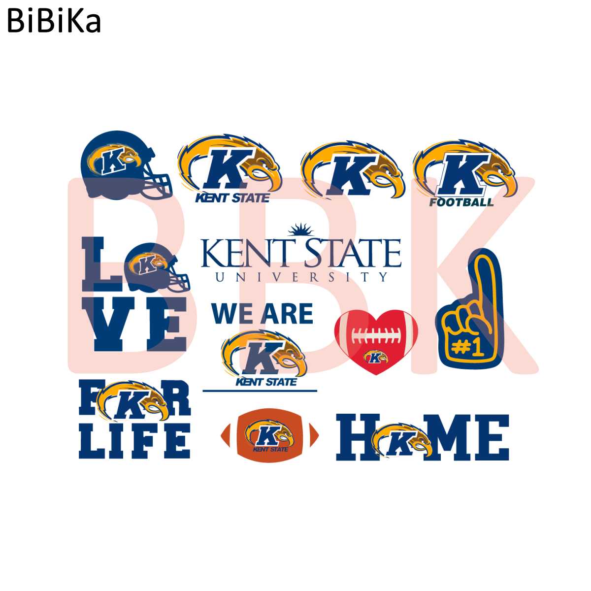 Kent State Golden Flashes Bundle SVG Graphic Designs Files | Inspire Uplift