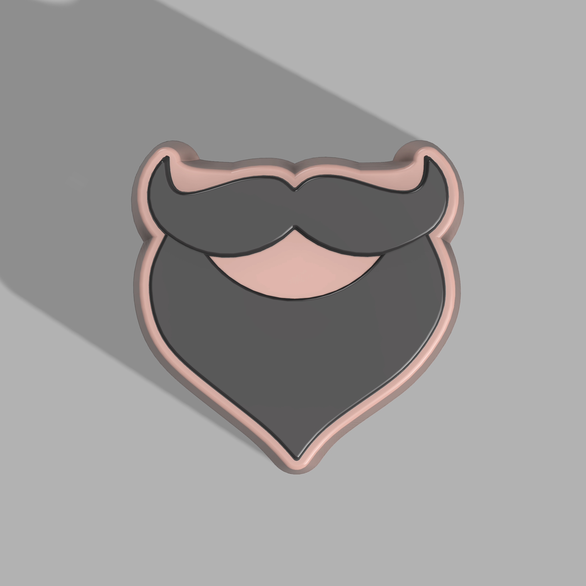 Mustache and beard STL file | Inspire Uplift
