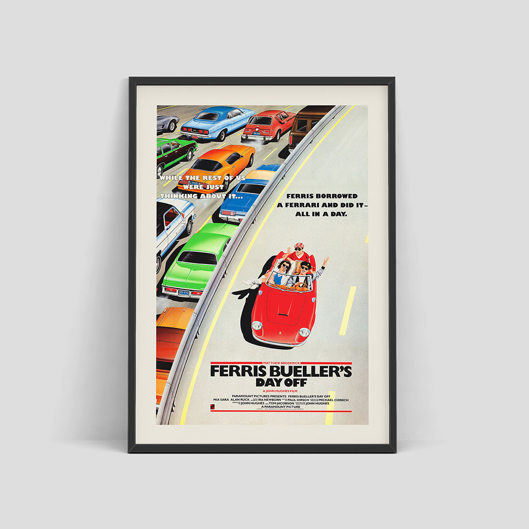 Ferris Bueller's Day Off - Vintage movie poster, 1986 | Inspire Uplift